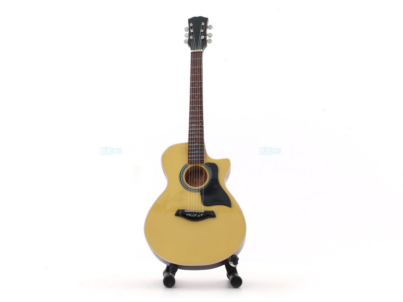 Acoustic Guitar Miniature with Stand Generic design A – Bluecor