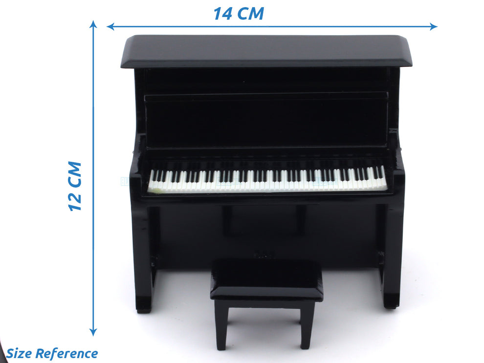 Classic Piano black premium wooden miniature music instrument – Bluecor
